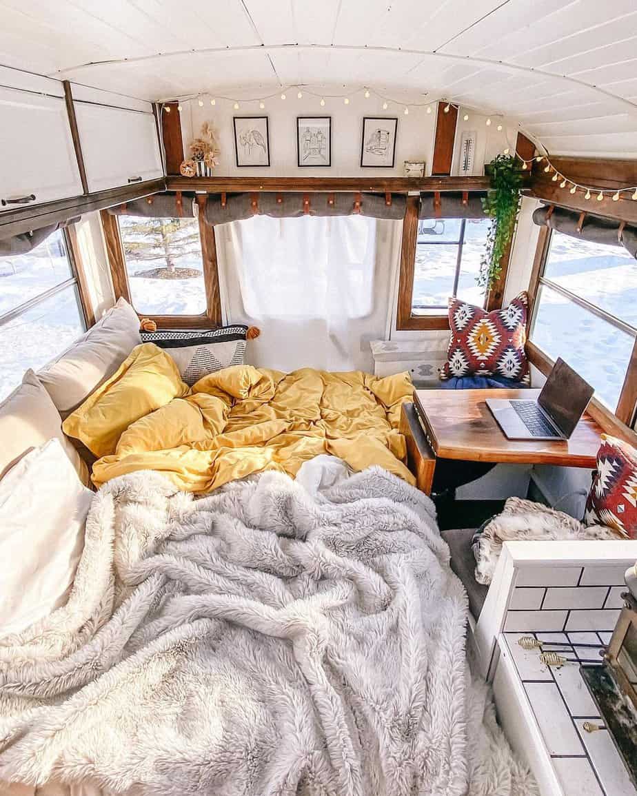 8+ Inspiring School Bus Conversion Ideas & Layouts | OffGridSpot.com
