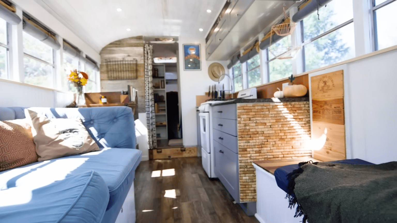 8+ Inspiring School Bus Conversion Ideas & Layouts | OffGridSpot.com